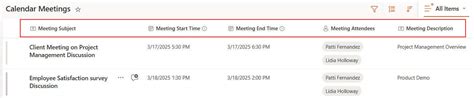 create outlook calendar events using power automate