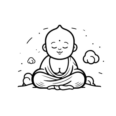 스케치 손으로 그린 단일 라인 아트 색칠 페이지 선 그리기 흰색 배경에 고립 프리미엄 벡터