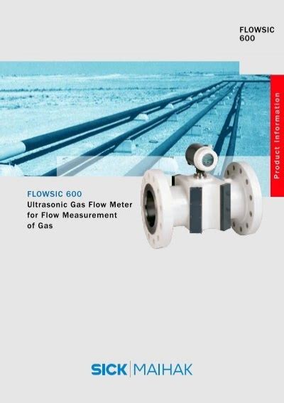 FLOWSIC 600 Ultrasonic Gas Flow Meter For Flow Measurement Of