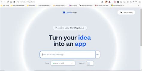 Hariom Patel On Linkedin Llamacoder Ai Codegenerator Llamacoder Developerlife Techinnovation