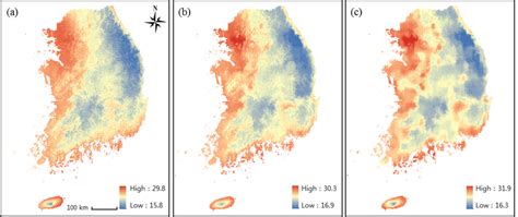 Daily Minimum Temperature On 2 August 2018 Downscaled To A 1 Km