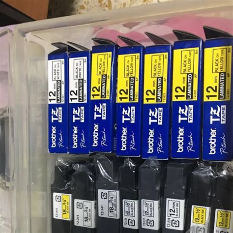 Brother Tz Label Printer Tapes Hobbies Toys Stationery Craft Stationery School Supplies