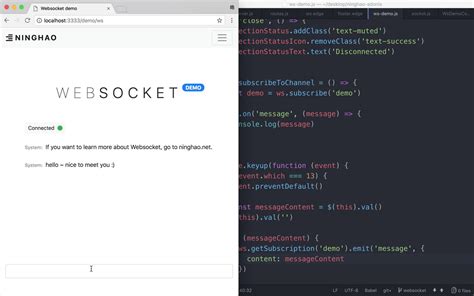客户端发送聊天信息《 Nodejs 应用：websocket 》 宁皓网