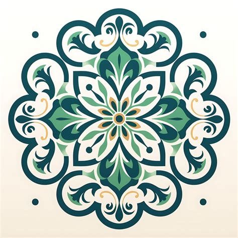 Premium Photo Set Of Moorish Shape Lattice Like Decoration Geometric