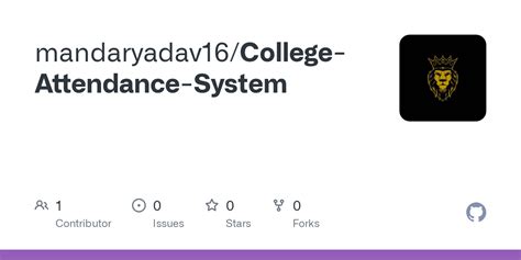 Github Mandaryadav16college Attendance System
