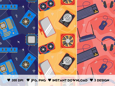 Computer Seamless Pattern Graphic By Designscape Arts · Creative Fabrica