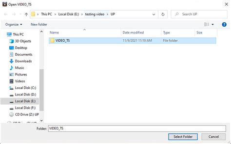 How To Open A DVD Folder With Windows Media Player