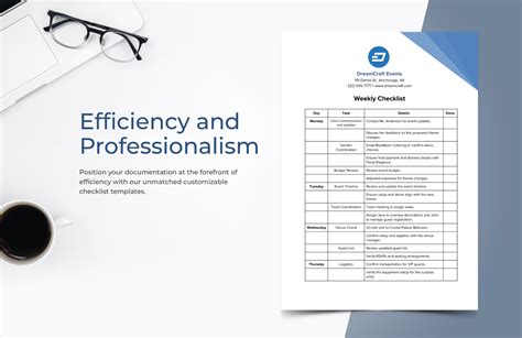 Weekly Checklist Template In Word PDF Google Docs Download Template Net