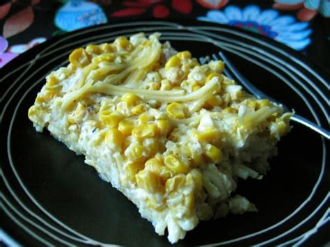 Corn And Spaghetti Casserole Recipe Recipe Spaghetti Corn