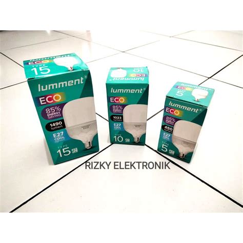 Jual Lampu Bohlam Led Lumment Eco Type 5 10 15 20 30 40 Tabung T Bulb Putih Cdl Shopee Indonesia