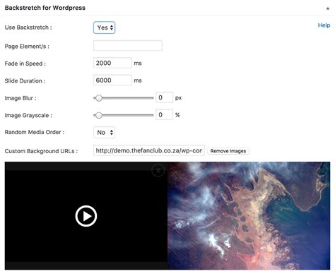 Backstretch For Wordpress The Fan Club Dynamic Design Solutions