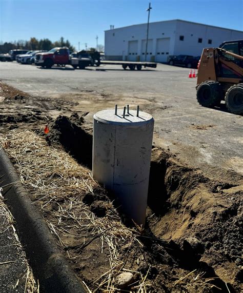 Precast Light Pole Bases Ez Crete