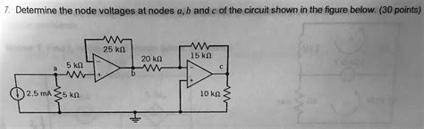 Solved Determine The Node Voltages At Nodes A B And C Of Chegg