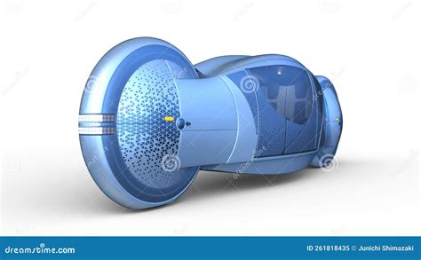 3d Rendering Of An Automatic Car Stock Illustration Illustration Of