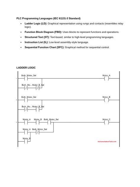 Plc Programming Languages Pdf