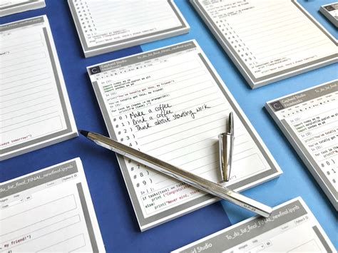 python code notepads programmer stationery etsy