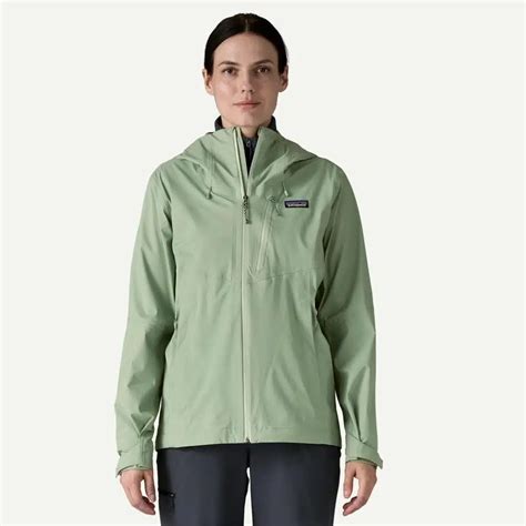 Patagonia Womens Granite Crest Rain Jacket Ellwood Green Coastal Sports