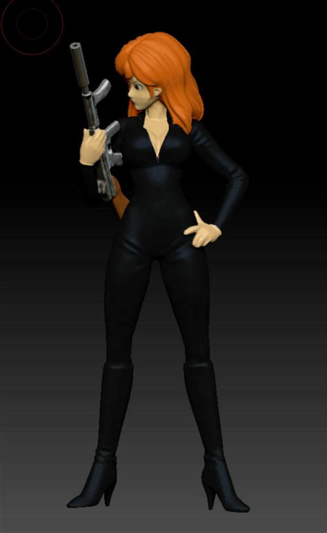 Stl File Fujiko Mine Lupin The Third 🦸・design To Download And 3d Print