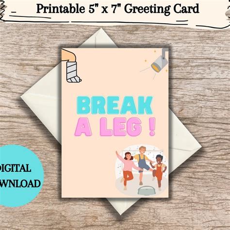 Break A Leg Etsy