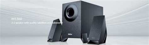 Edifier M1360 21 Speaker35mm Auxheadphone Jackwired Remoteblack