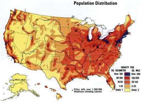 Usa Population Density Map Free Large Scale United States Us Map