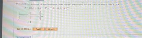 Solved Use A Software Program Or A Graphing Utlity With
