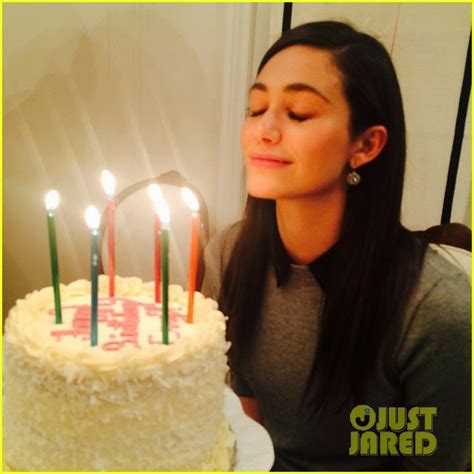 Emmy Rossum Surrounds Herself With Friends And Cake On 28th Birthday