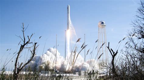 Antares Rocket Blasts Off From Nasas Wallops Flight Facility In