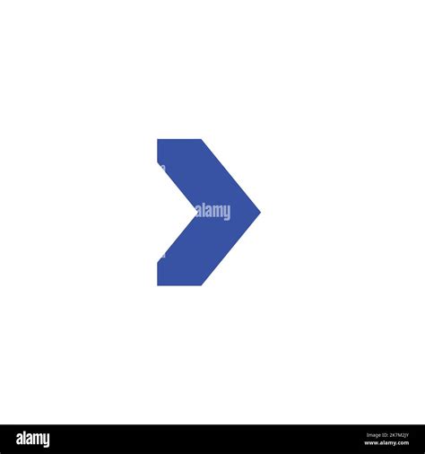 Arrow Or Cursor Icon In Blue Color Pointing To Right Side On White