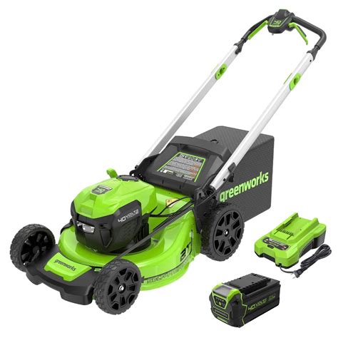 40v 21 Cordless Battery Self Propelled Lawn Mower W 1 5 0ah Usb