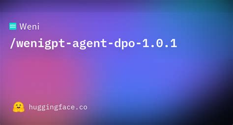 weni wenigpt agent dpo 1 0 1 · datasets at hugging face