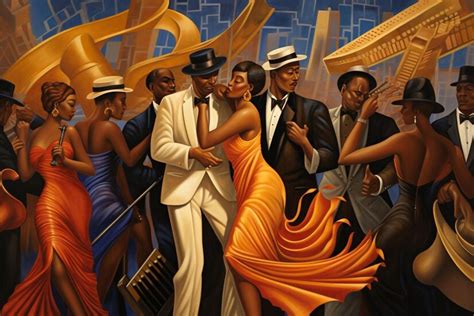 Harlem Renaissance Art Style Banner Premium Ai Generated Image