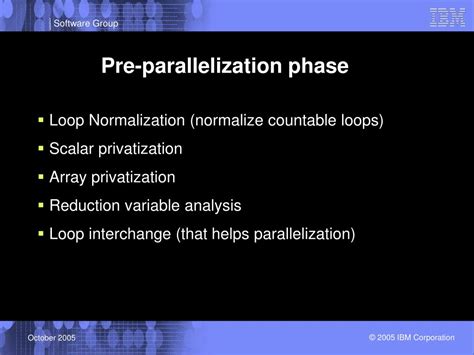 Ppt Controlling Parallelization In The Ibm Xl Fortran And Cc Parallelizing Compilers