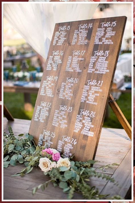 6 Wedding Seating Chart Ideas For Your Big Day Seating Chart Wedding