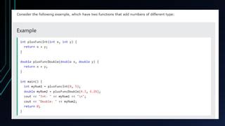C Function Overloading Pptx