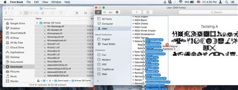 How To Install Khmer Unicode Fonts On Windows And Mac OSX Apple Computer REAN Computer