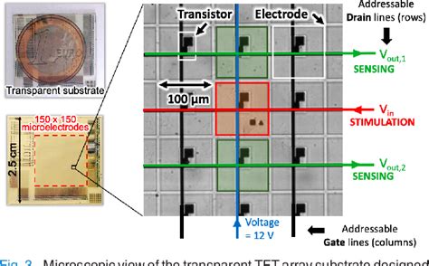 Figure 1 From Application Of A Thin Film Transistor Array For Cellular
