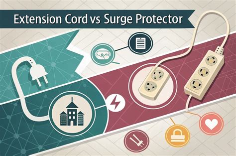Extension Cord Vs Surge Protector Important Key Differences