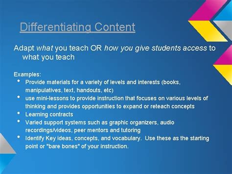 Differentiation And Inclusion Tips And Tools For Teachers