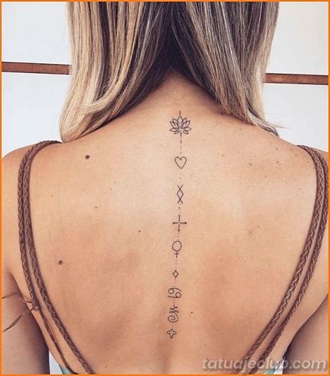 Tatuajes De La Espalda De La Mujer Tatuajes Volver Mujer Columna