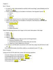 Basic Diagnosis Coding Chapter 6 Review Docx Chapter 6 Part 1 Theory 1 In Order To Code A
