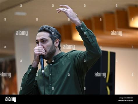 Berlin Germany 15th Jan 2025 Beatbox Performance By Daniel Mandolini Mando Beatbox During