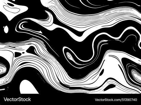 Abstract Wavy Seamless Pattern Trendy Royalty Free Vector