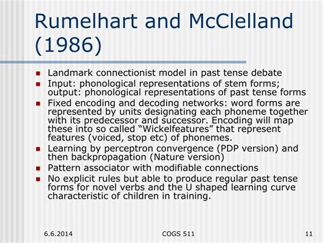 Ppt Computational Cognitive Modelling Powerpoint Presentation Free Download Id1163255