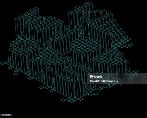 3d 블록 글꼴 Klmnopqrs 벡터 3차원 형태에 대한 스톡 벡터 아트 및 기타 이미지 3차원 형태 거리 예술 고딕