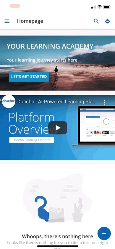navigating and using your go learn app docebo help and support