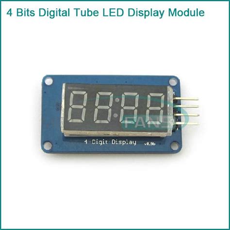 4 bits digital tube led display module with clock display for arduino