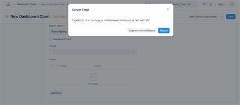 Stock Aging Report Bug In Dashboard Chart Issue Frappe Erpnext GitHub