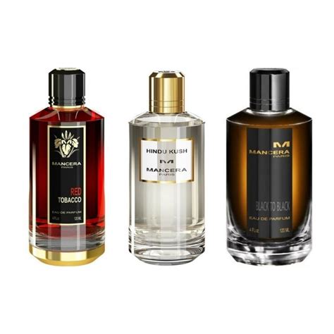 Decant Sample Pack Of Longlasting Mancera Red Tobacco Black To Black