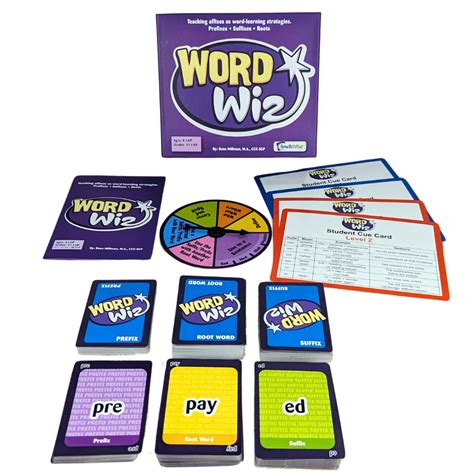 Word Wiz Prefixes Suffixes Root Words Speech Corner